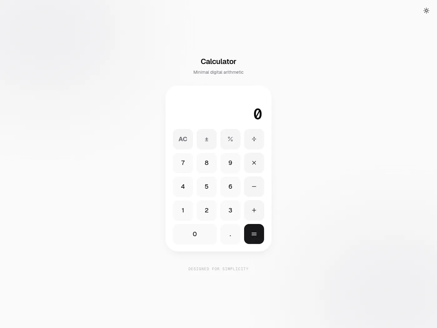 Digital Calculator