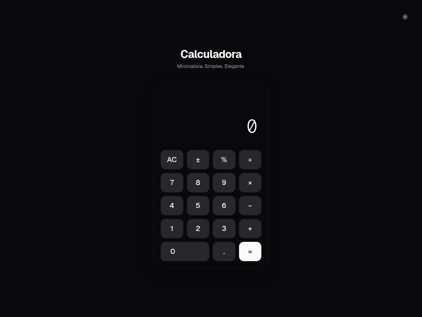 Digital Calculator