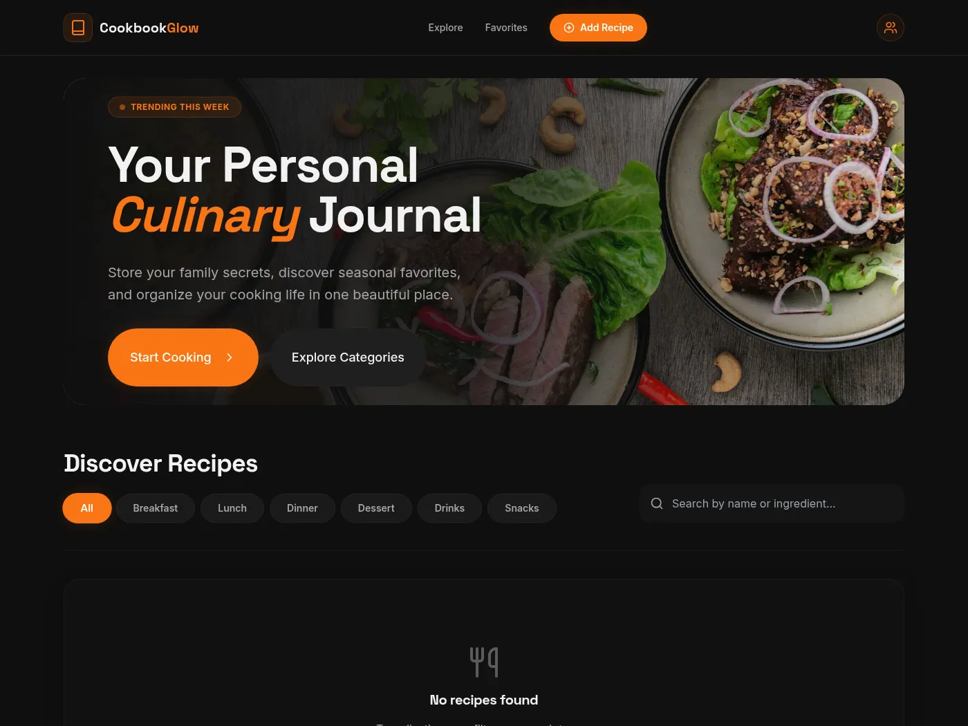 Cookbook Glow