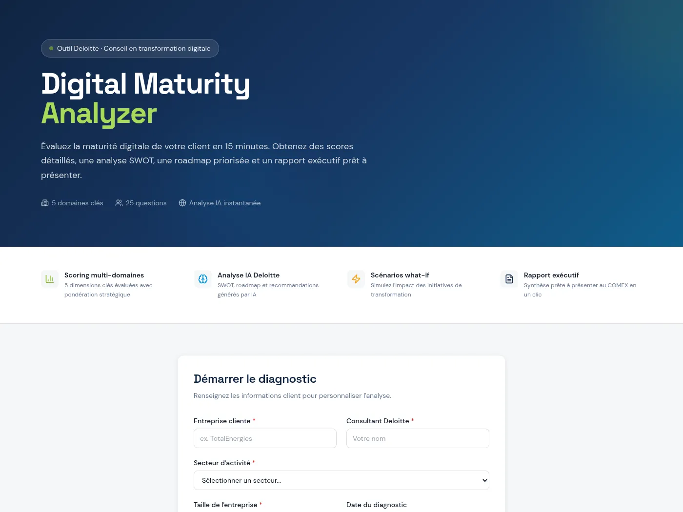 Digital Maturity Analyzer