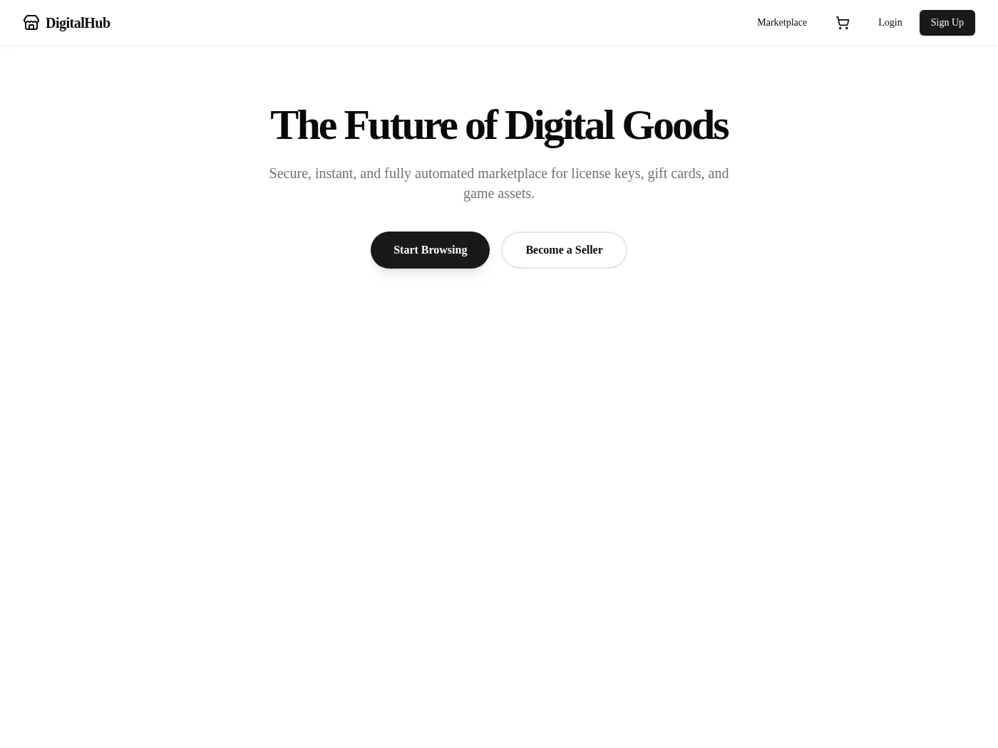Digital Goods Hub