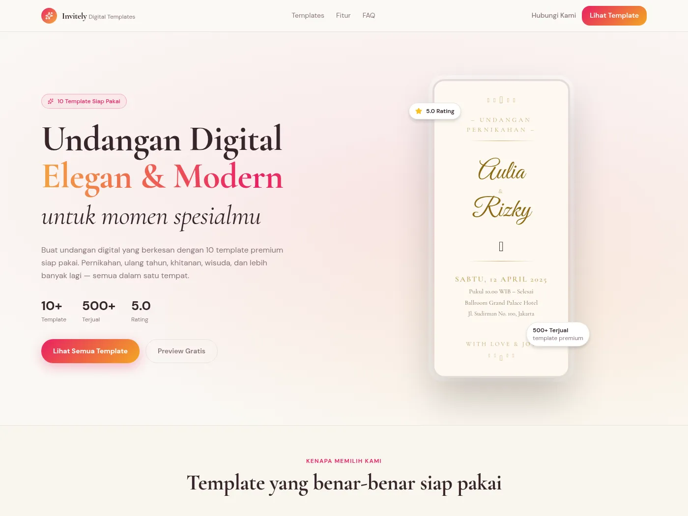 Invitely Digital Templates