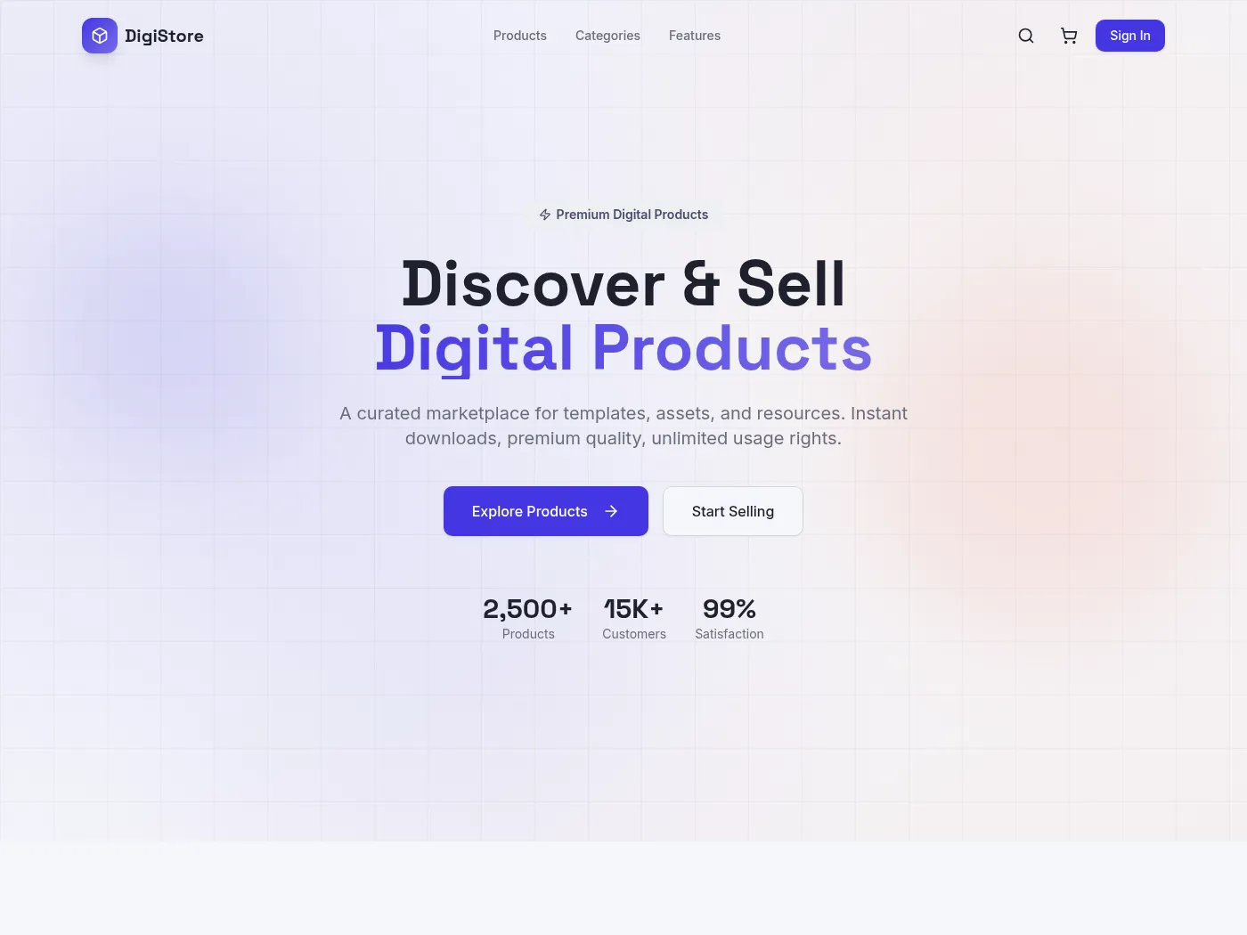 Digital Product Store