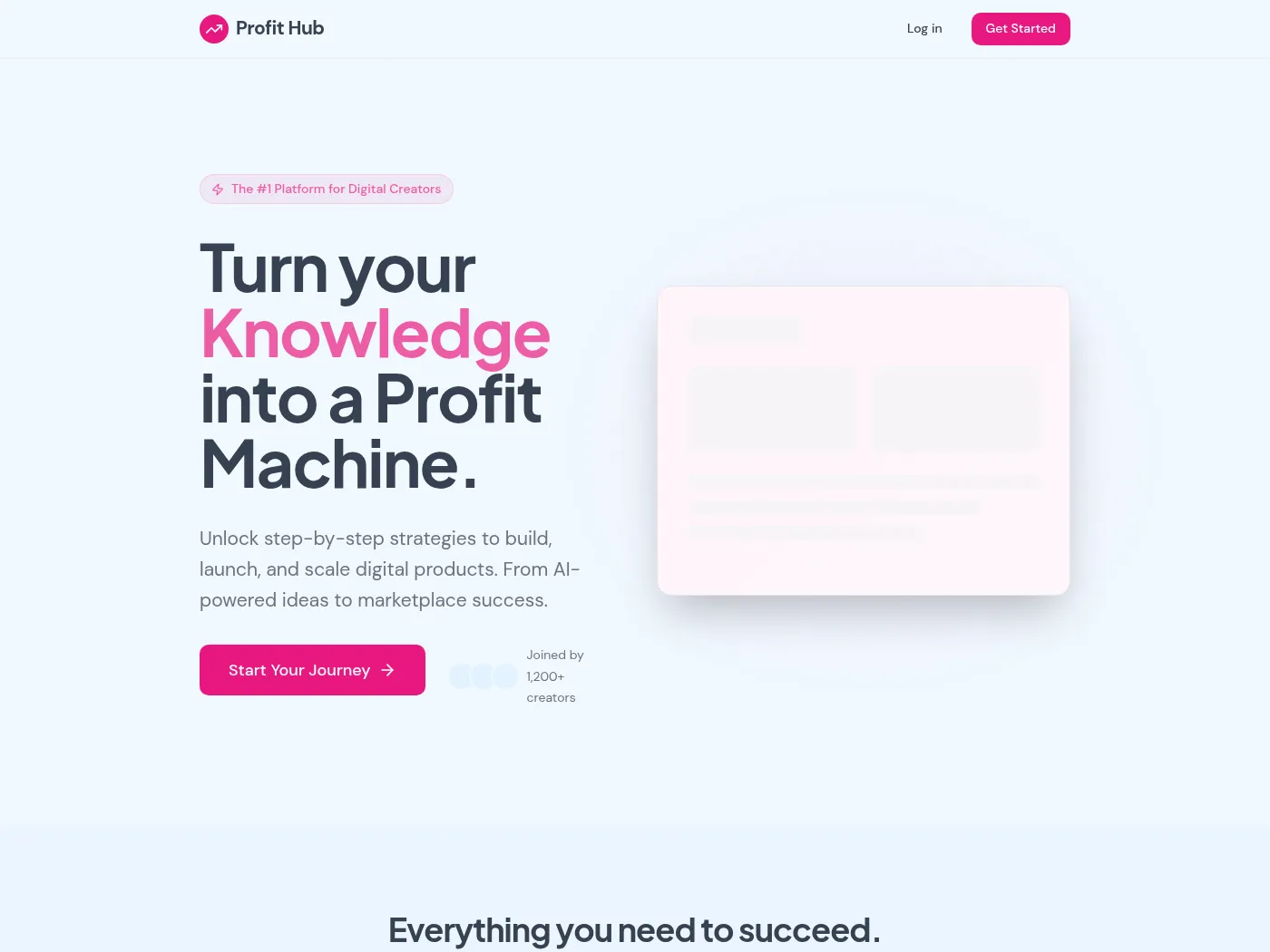 Digital Products Profit Hub
