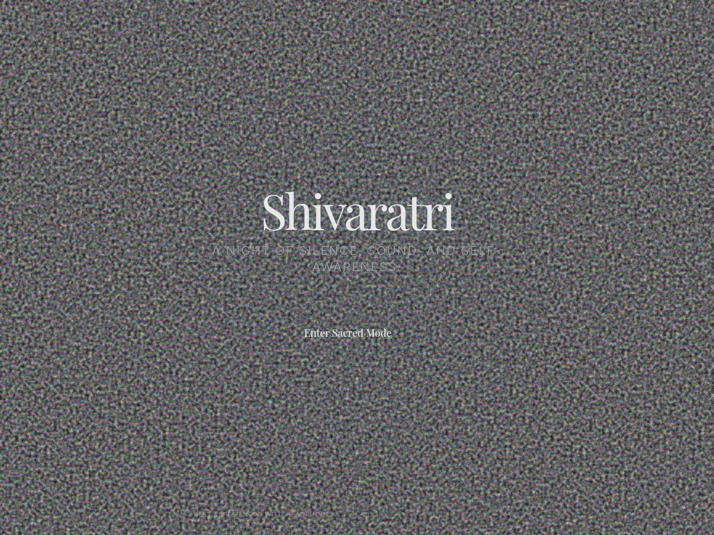 Digital Shivaratri Experience