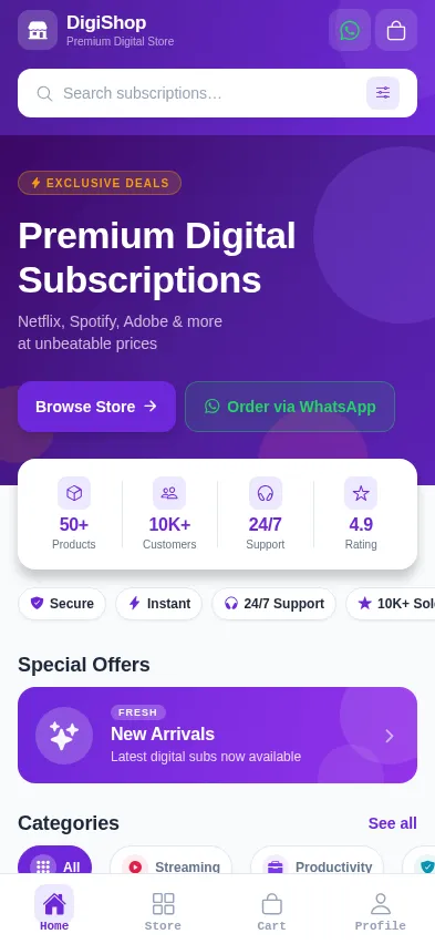 Digital Shop Mobile