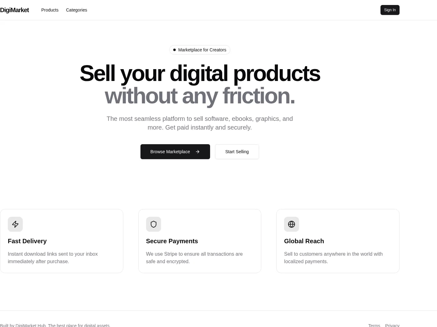 DigiMarket Hub