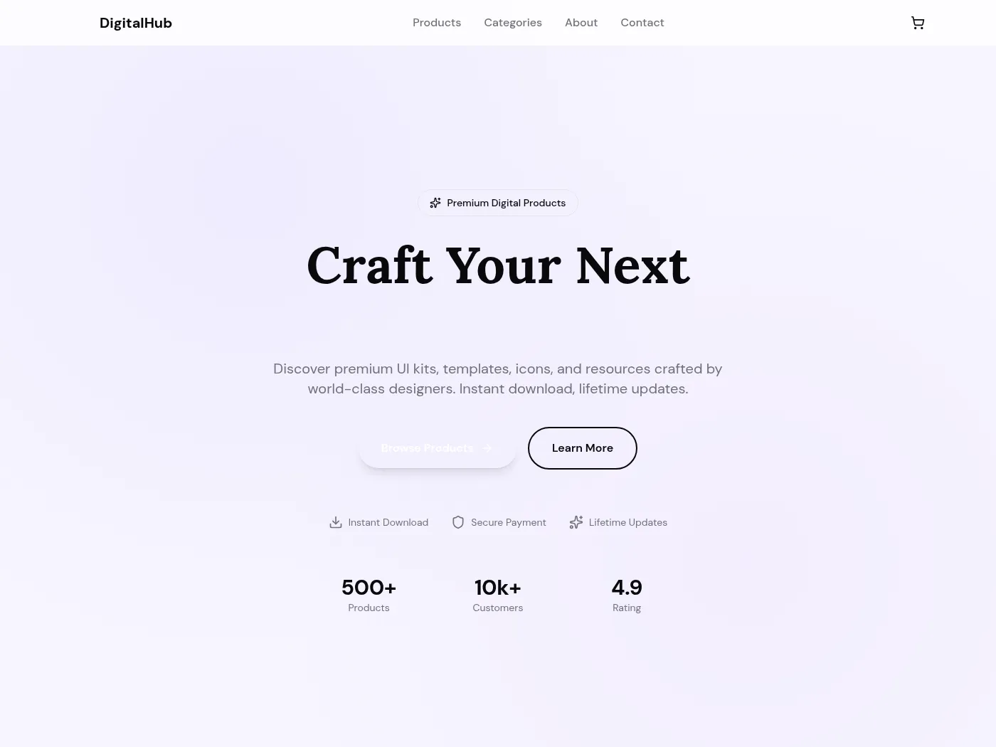 Digital Goods Storefront
