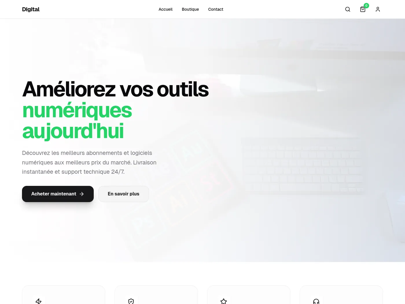 Digital Shopify Theme
