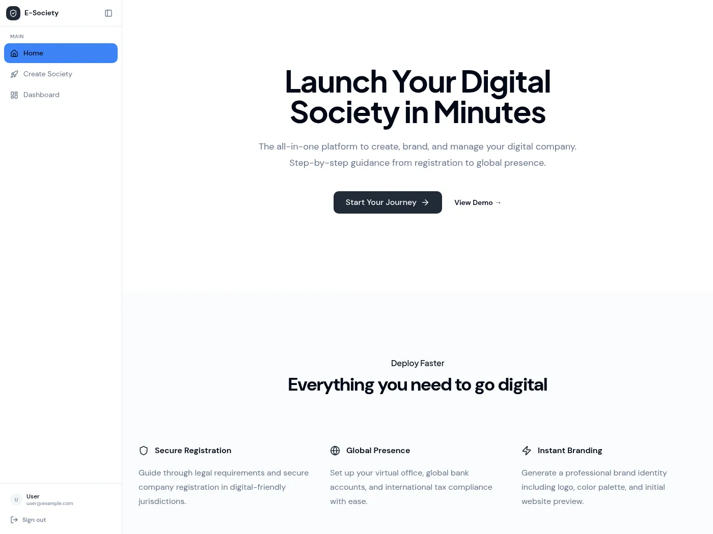 Digital Society Creator