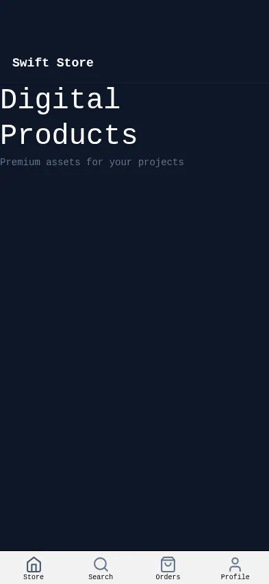Swift Digital Storefront