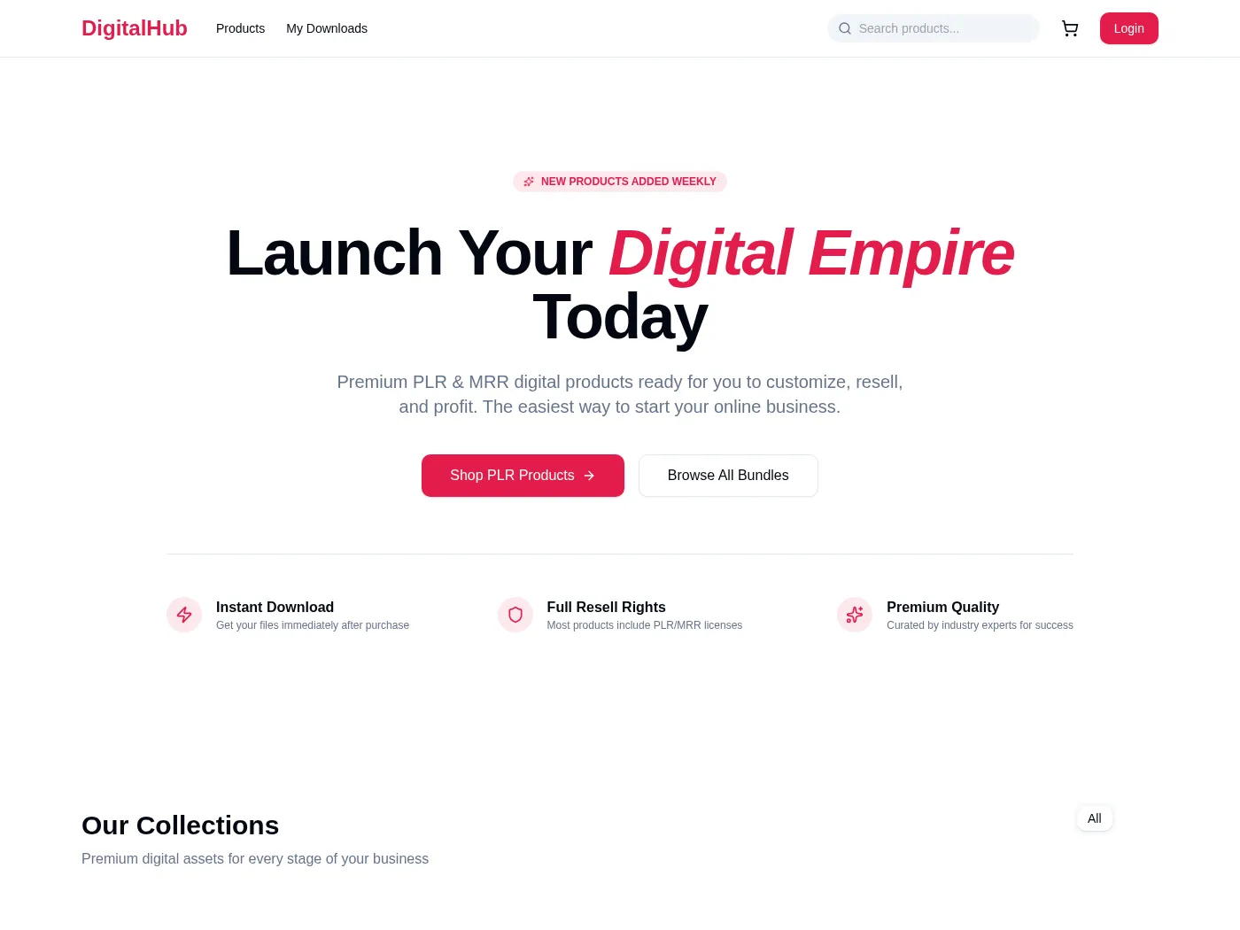 Digital Product Hub