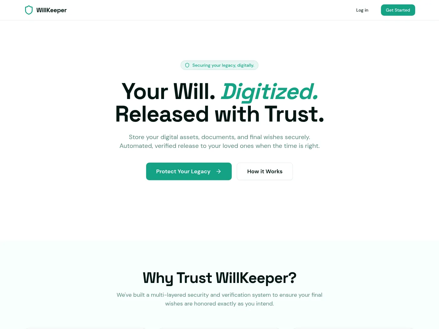 Digital Will Keeper