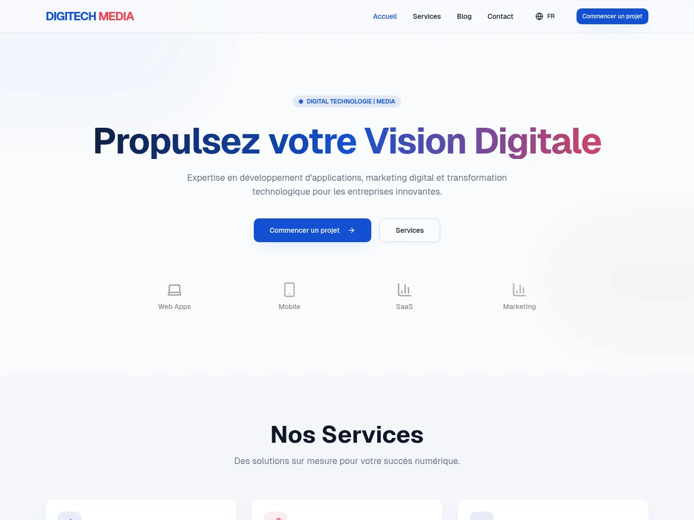Digitech Media Website