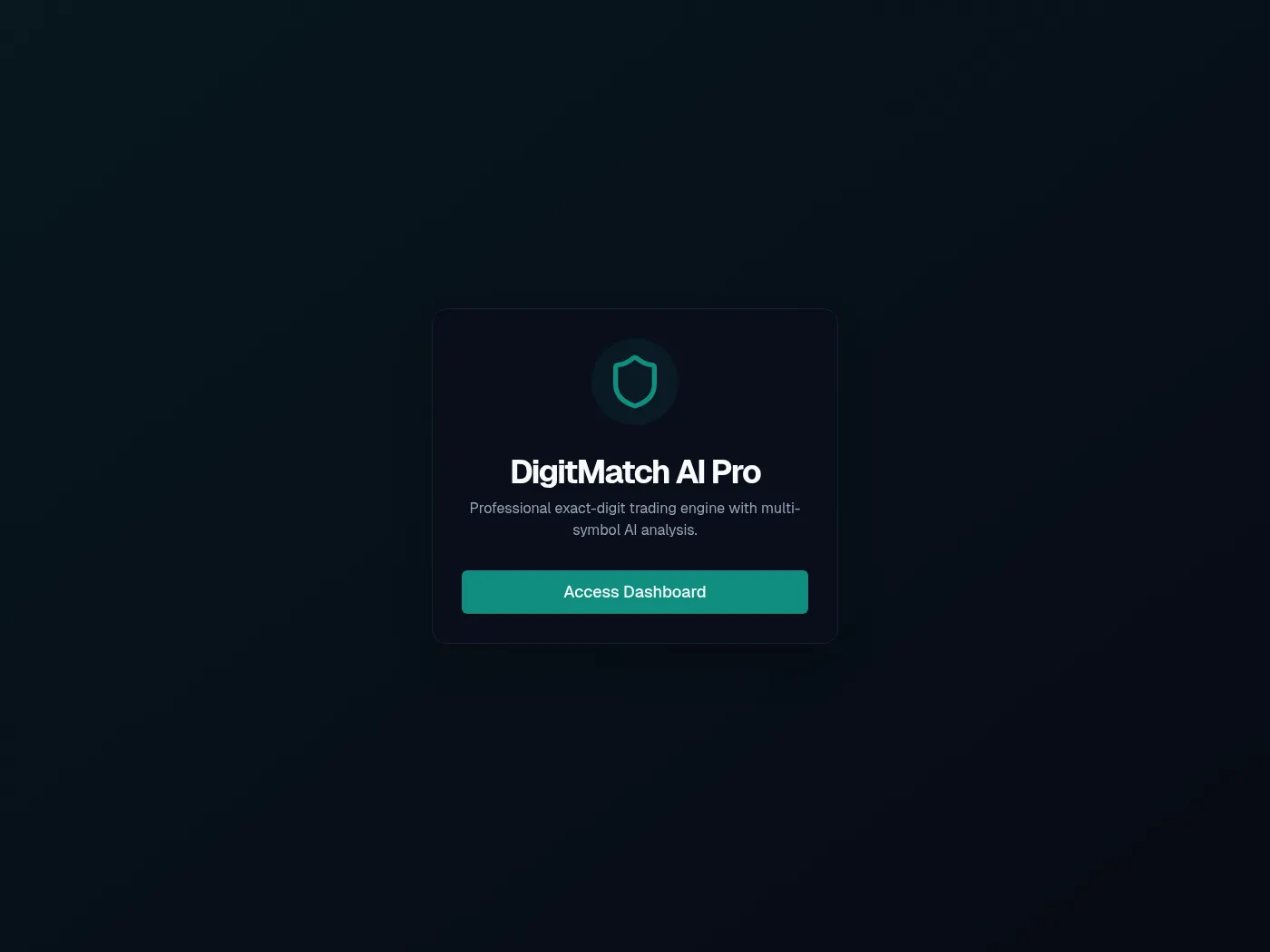 DigitMatch AI Pro Dashboard