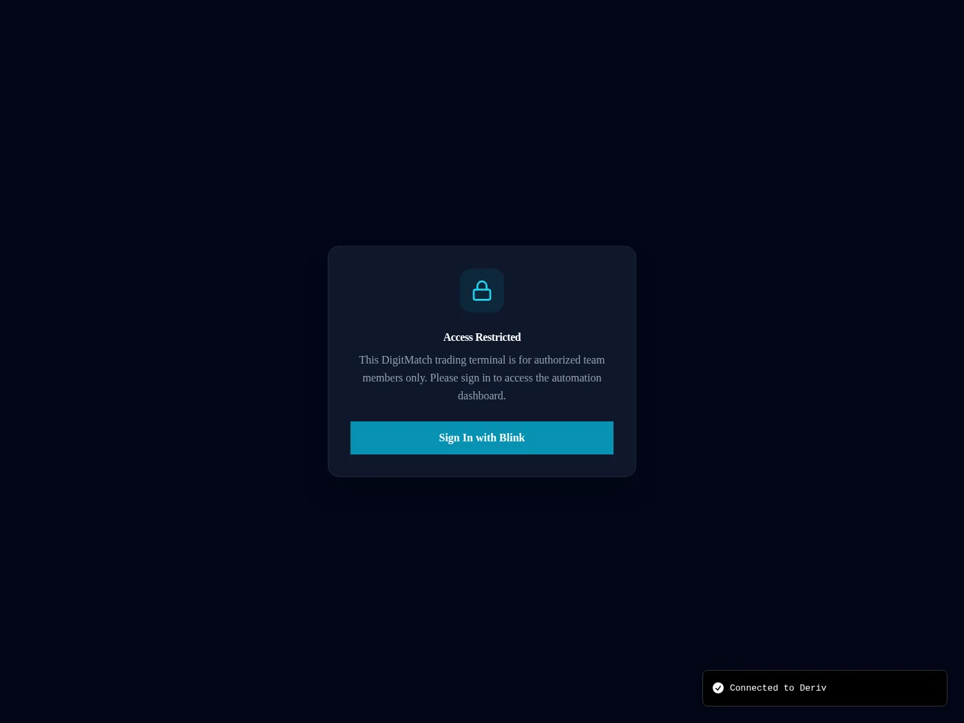 DigitMatch Trading Bot