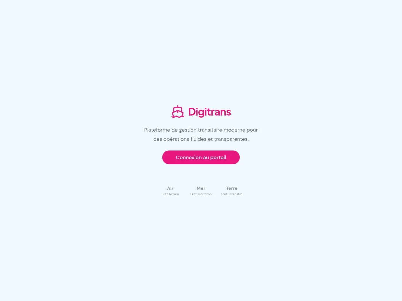 Digitrans Freight Platform