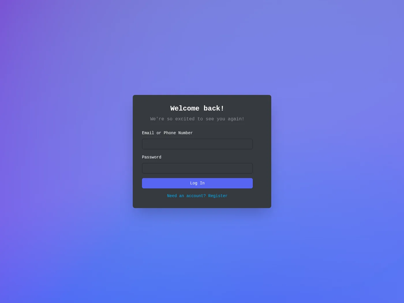 Dihcord Chat Platform