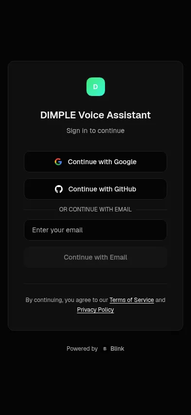 DIMPLE Voice Assistant