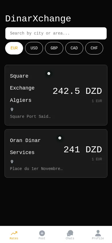 DinarXchange Mobile