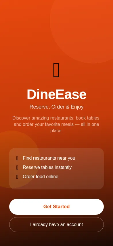 DineEase App