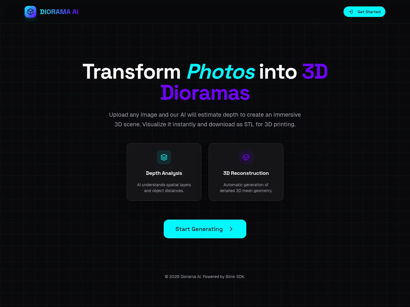 Diorama Image Generator