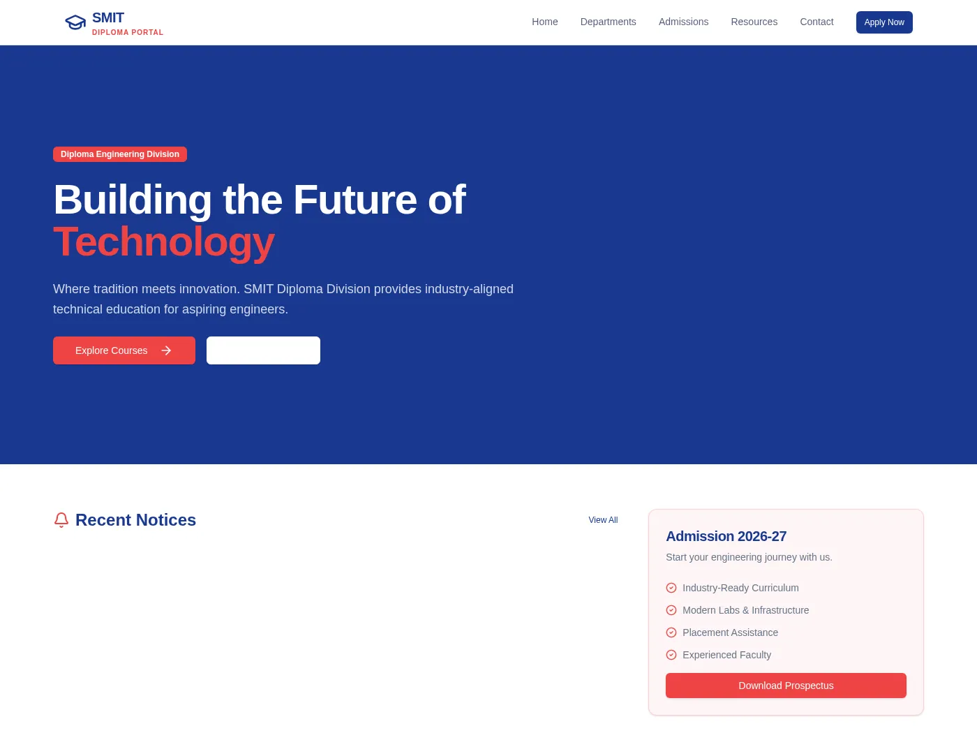 Diploma Course Portal