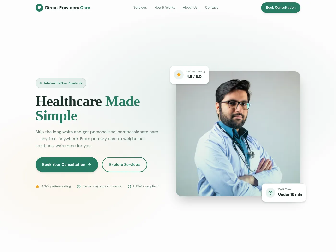 Direct Providers Care Site