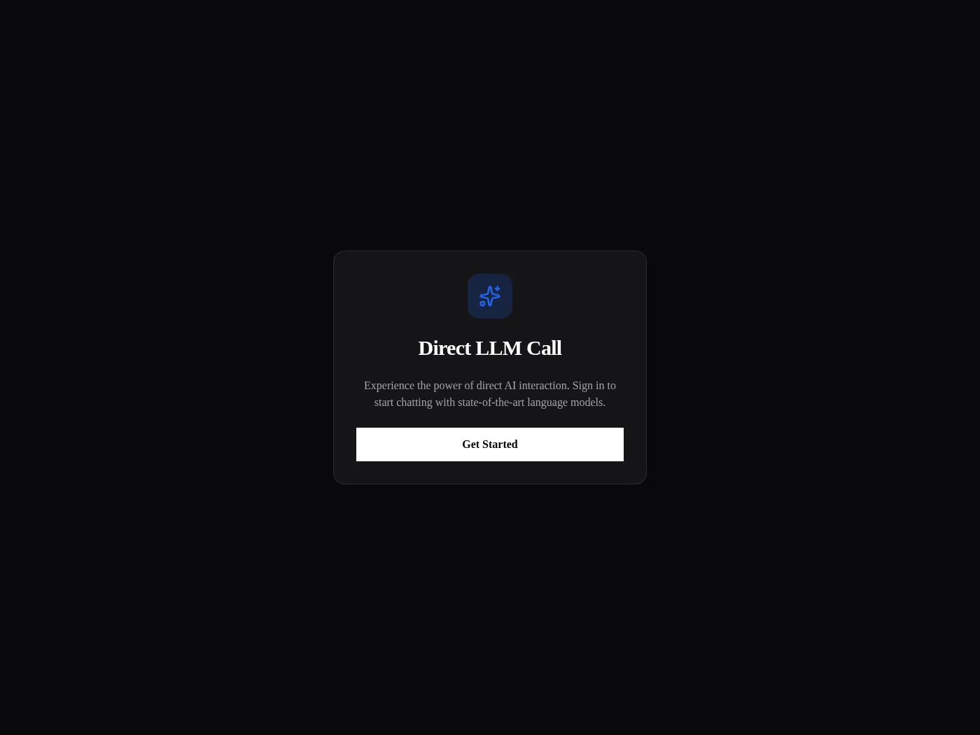 Direct LLM Call