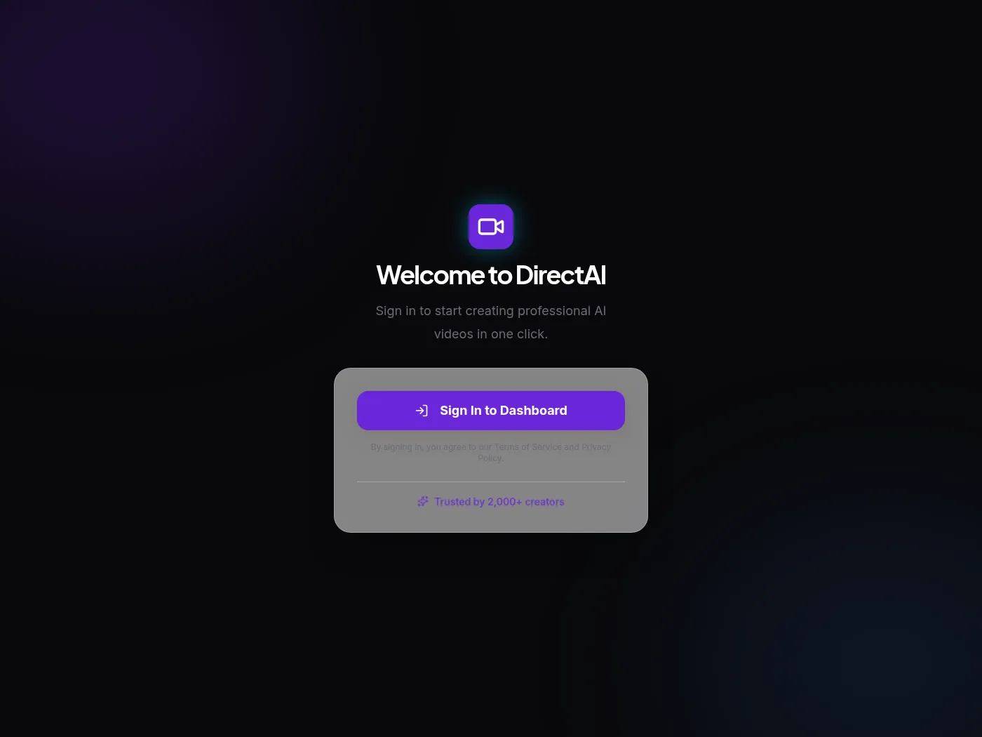 DirectAI Dashboard Clone
