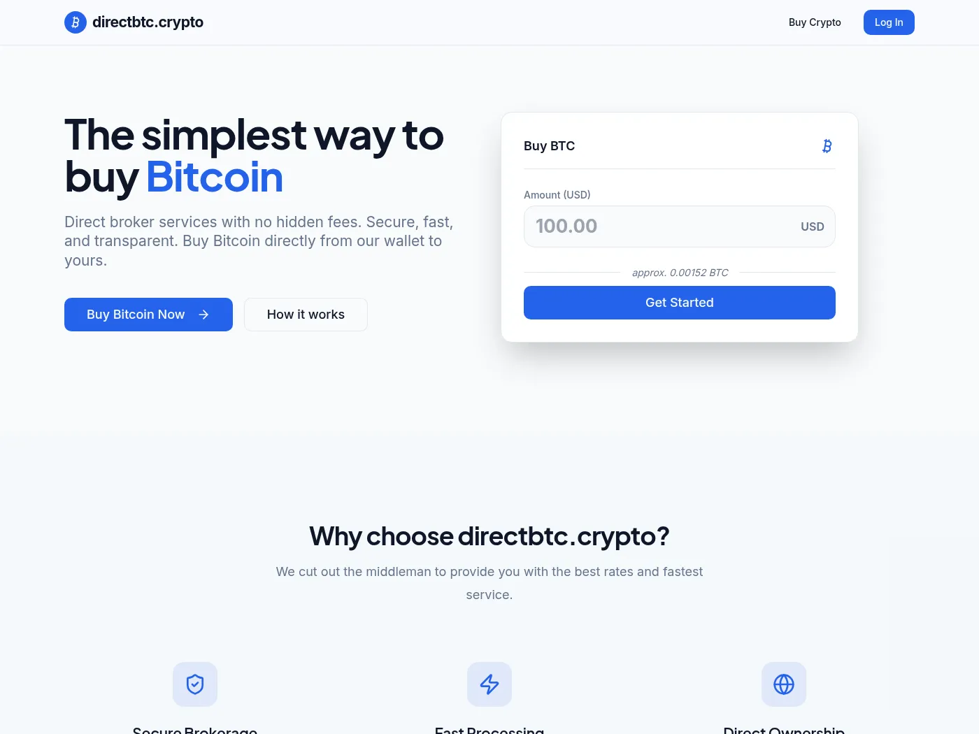 DirectBTC Crypto Broker