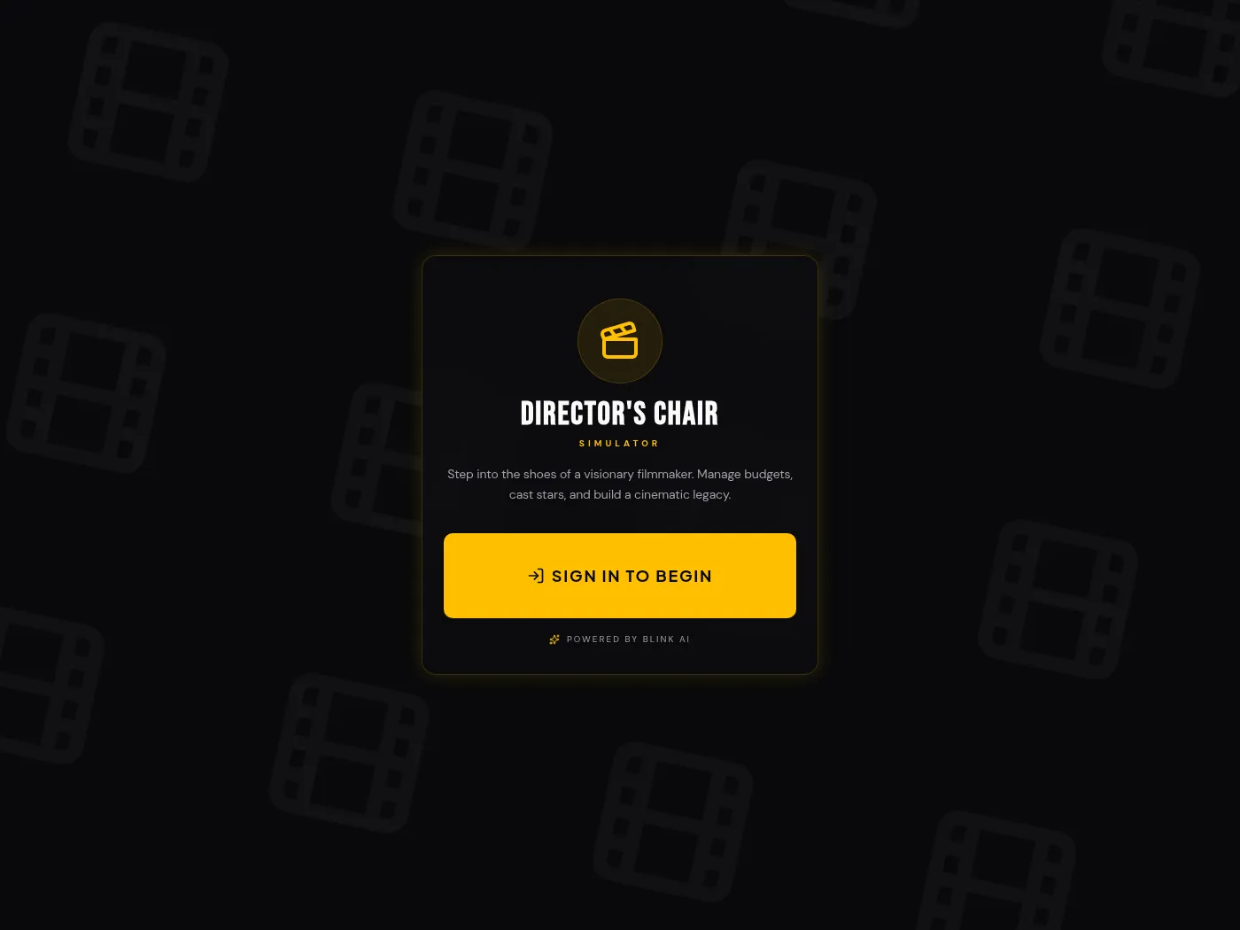 Director's Chair Simulator