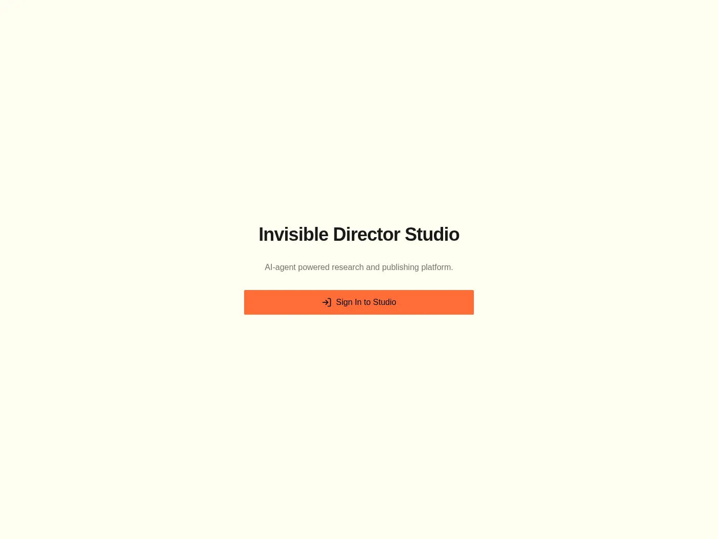 Invisible Director Studio