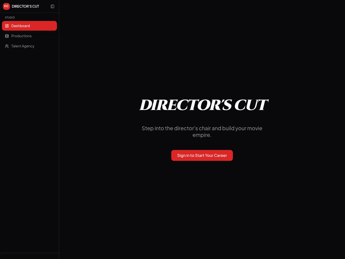 Director's Cut Game