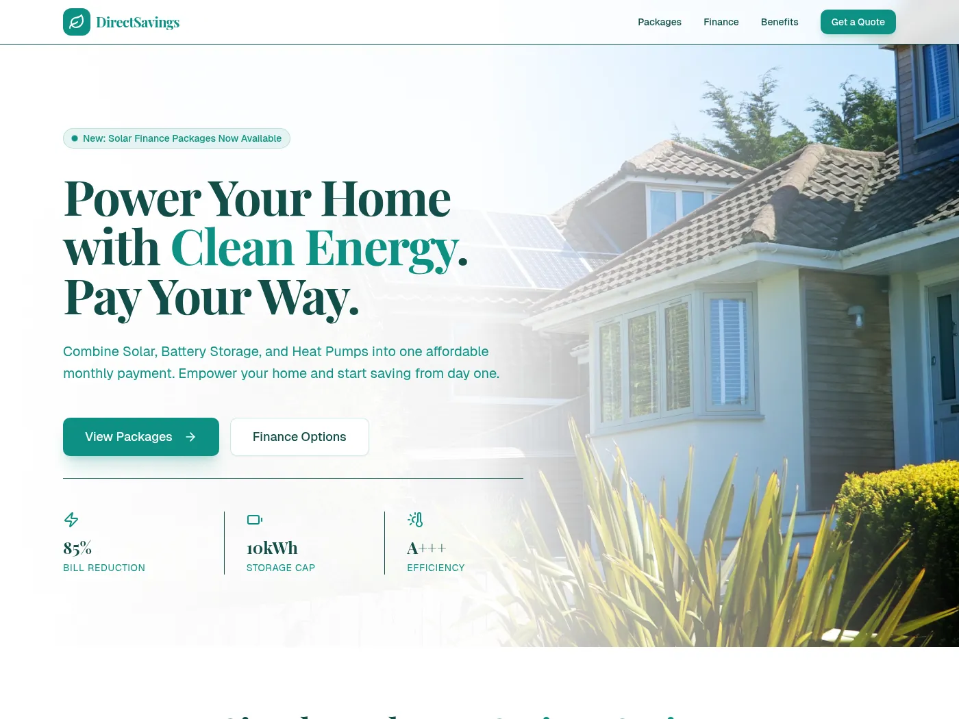 DirectSavings Solar Finance