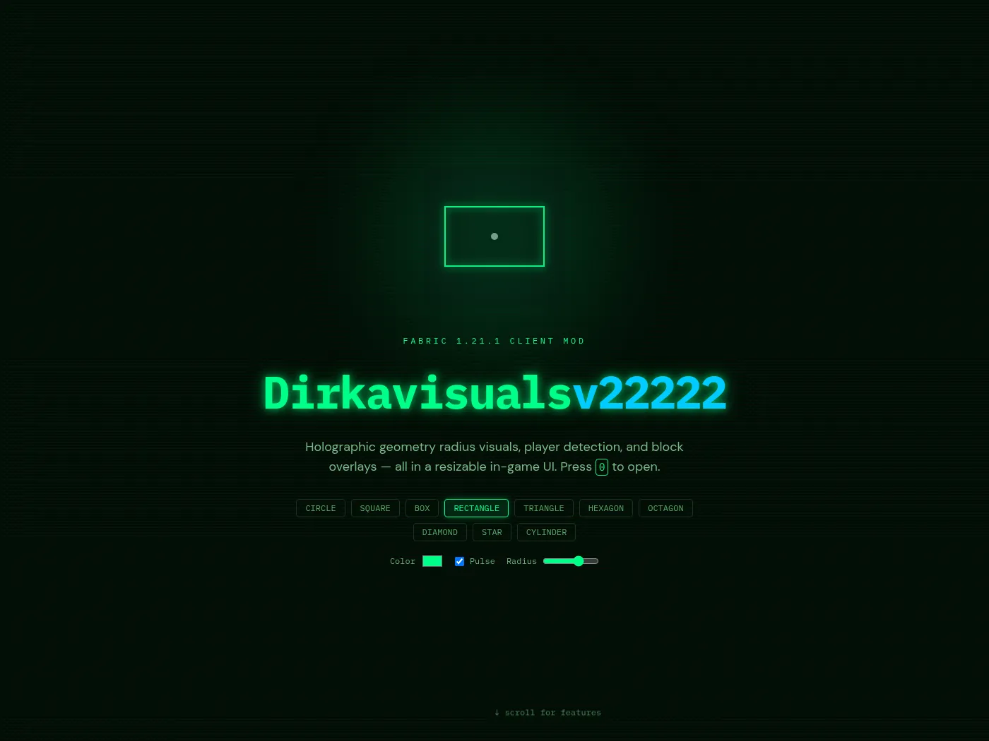 DirkaVisuals Mod UI