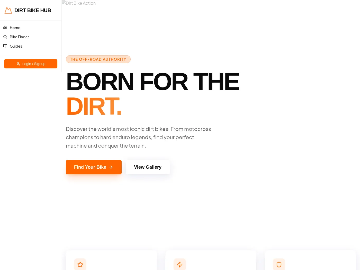 Dirt Bike Hub