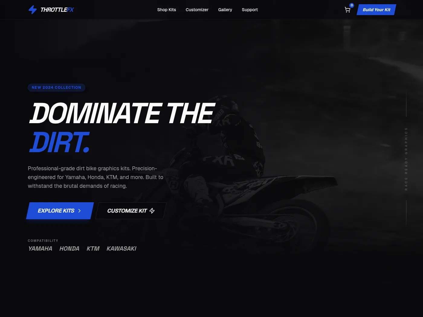 Dirt Bike Graphics Shop
