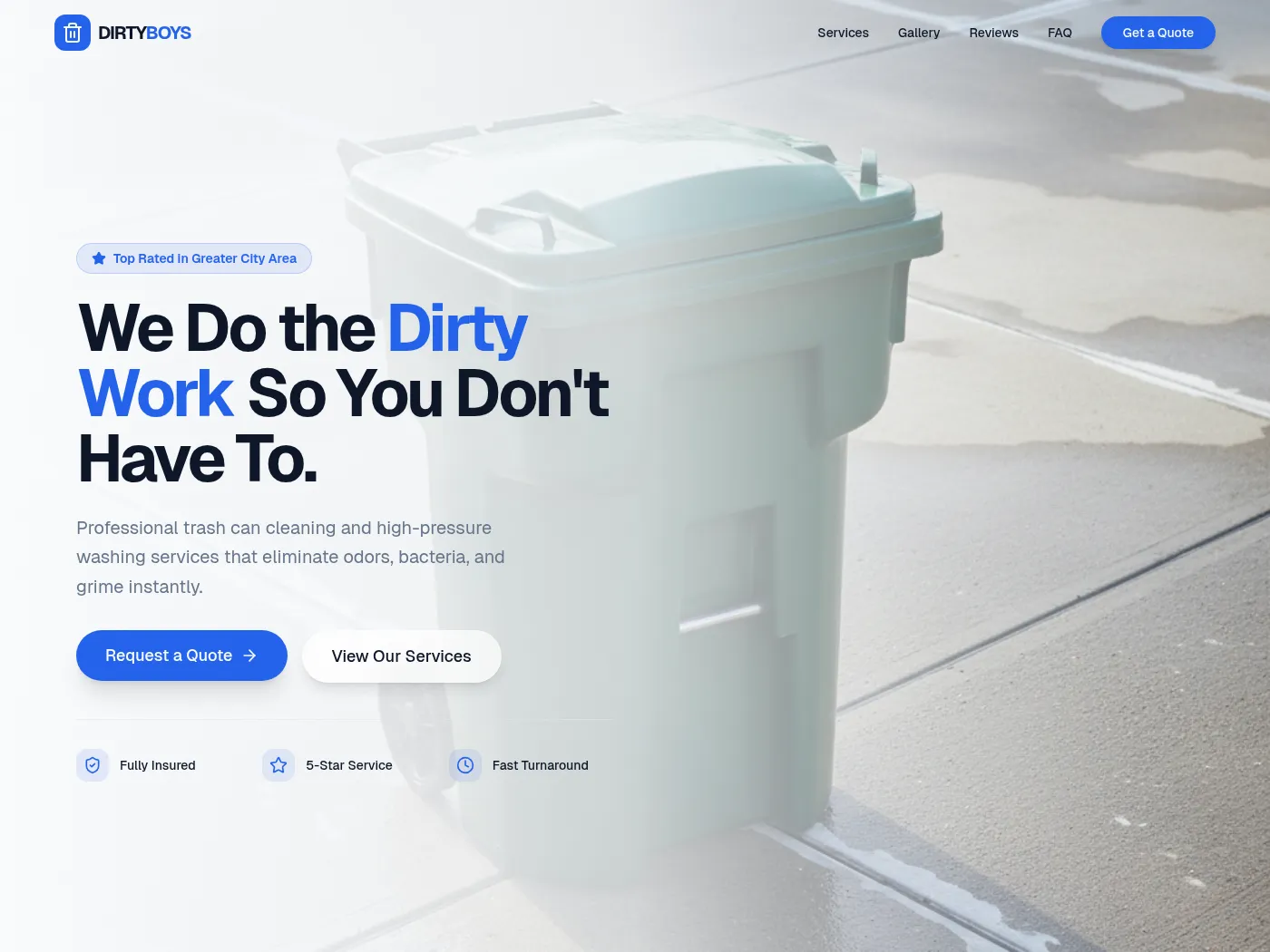 Dirty Boys Web Presence