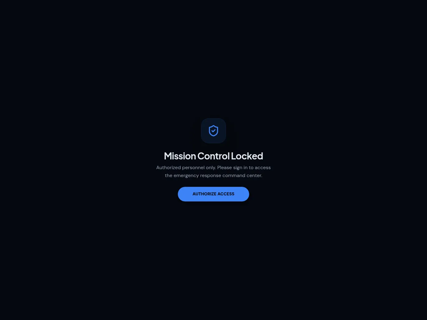 Disaster AI Command Center