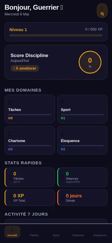 Discipline Master App