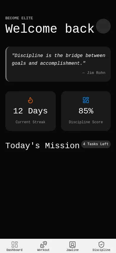 Discipline Booster App