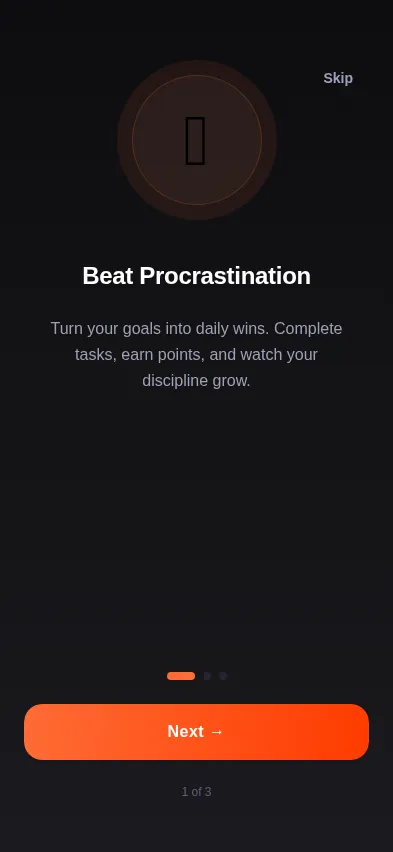 Discipline Master App