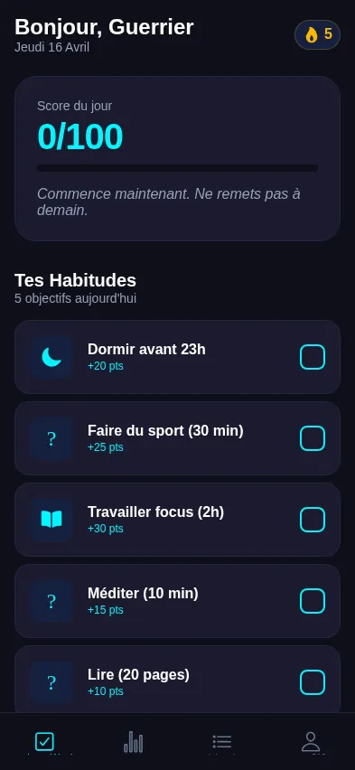 DisciTrack Mobile