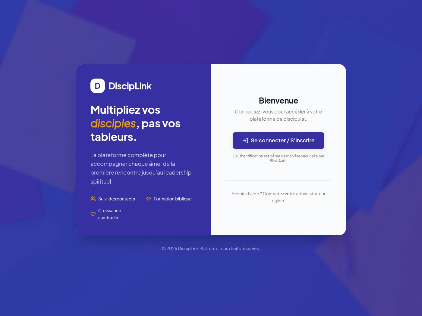 DiscipLink Platform