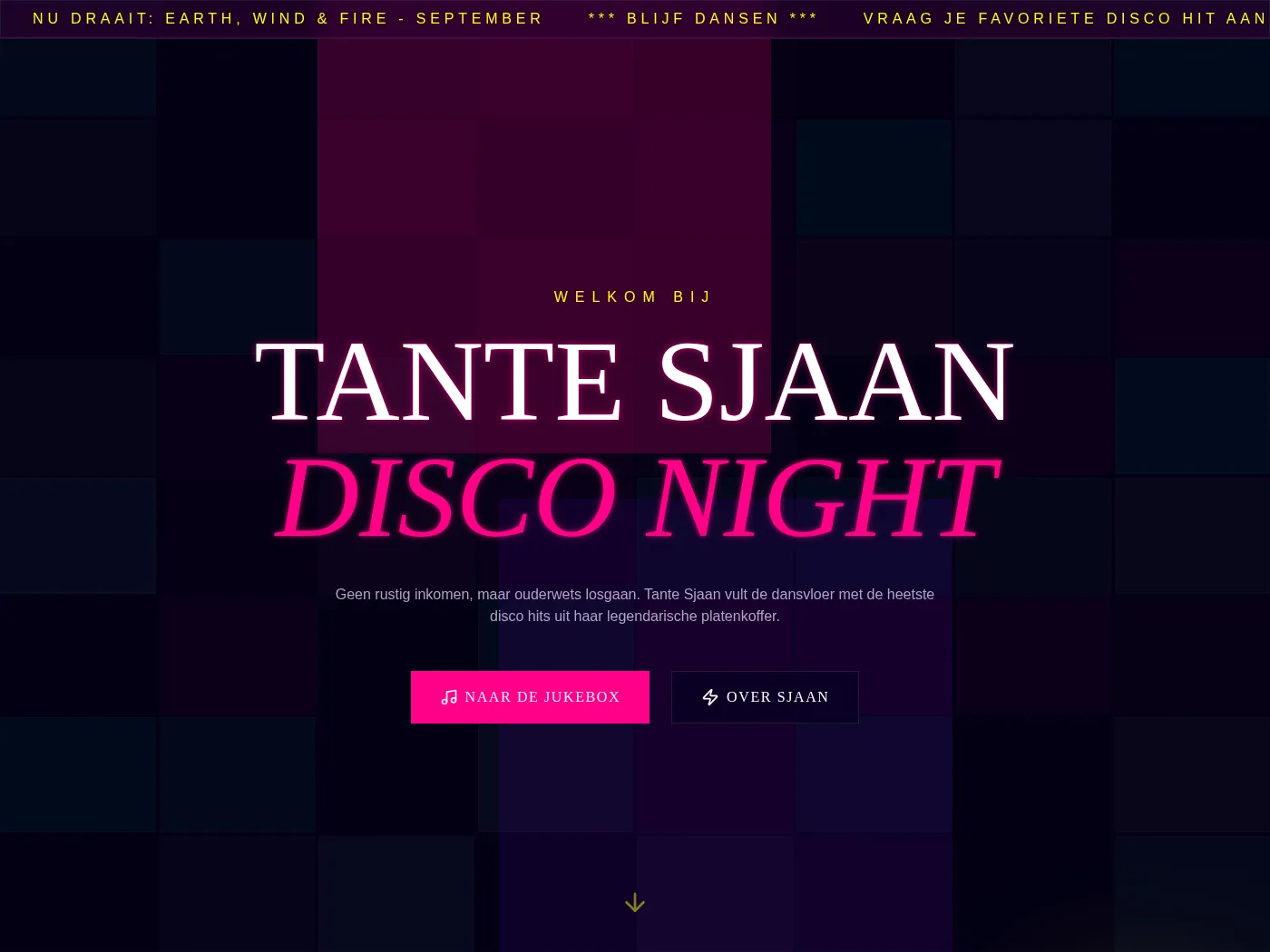 Tante Sjaan Disco Night