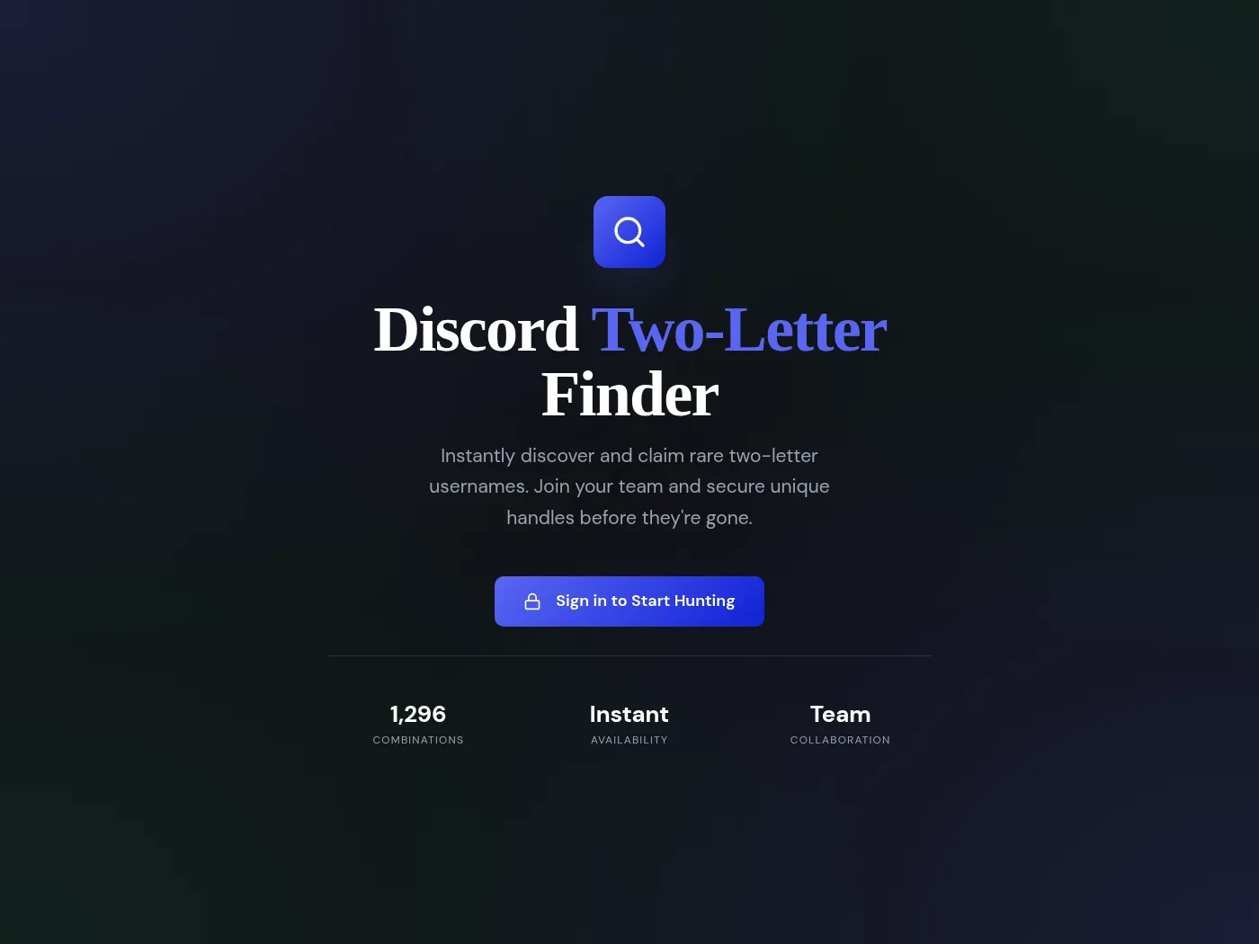 Discord Two-Letter Finder