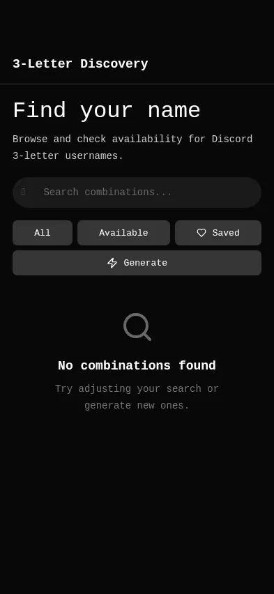 3-Letter Discord Usernames