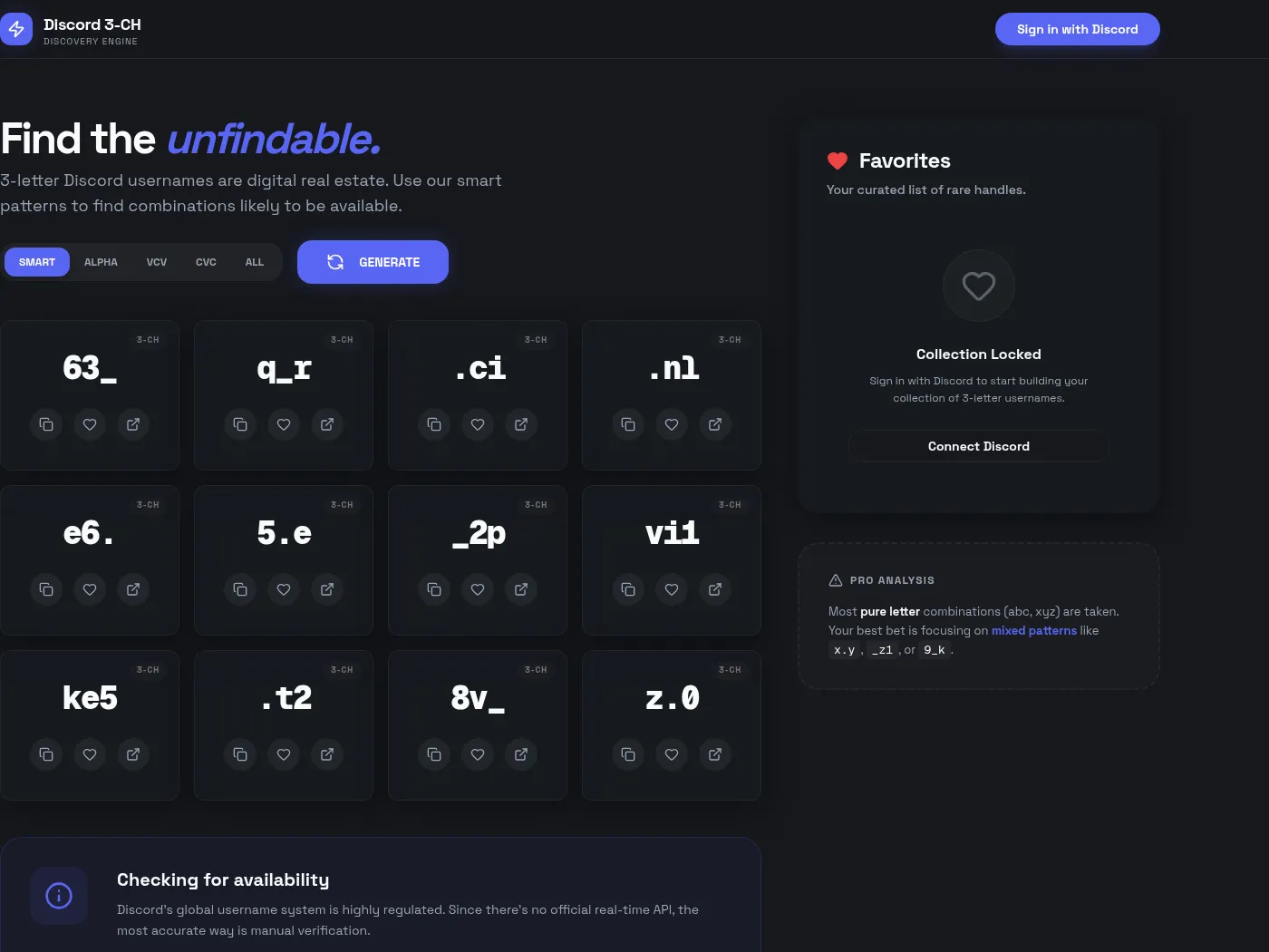 Discord 3-Letter Finder (Remix)