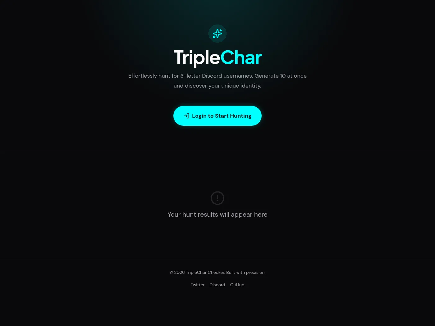 TripleChar Discord Checker